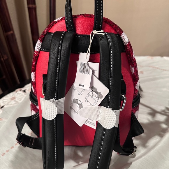 Loungefly | Bags | Disney Parks Minnie Mouse Polka Dot Red Sequins ...